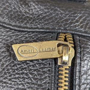 Amerileather | Bags | Ameri Leather Judelle Large Pebbled Leather Tote Bag Expandable | Poshmark
